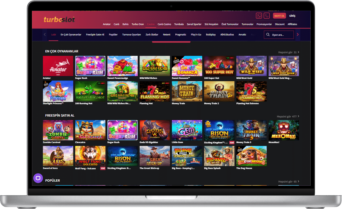 Turboslot Giriş, Turboslot 477 Yeni ve Güncel - Turboslot
